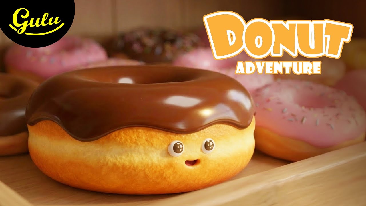 Donut Adventure - Animated Short Film by GULU #doughnut #bread # ...