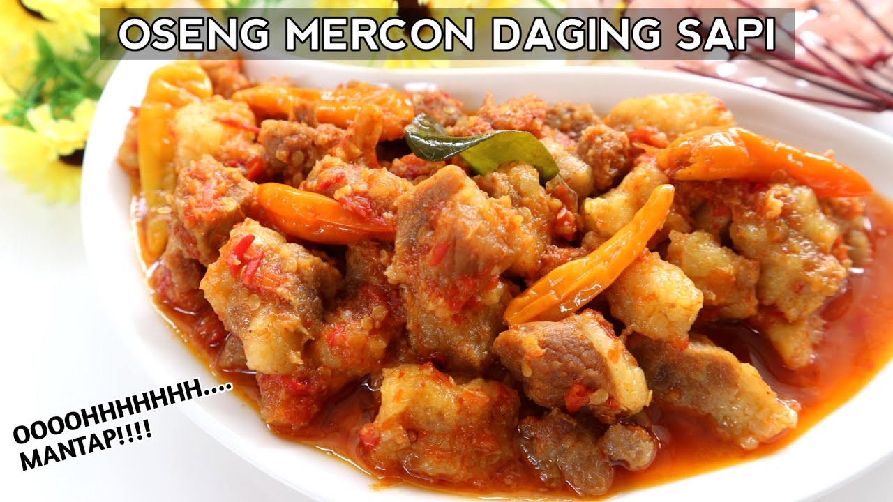 VIRAL BANYAK YANG ANTRI!!! OSENG MERCON DAGING SAPI KHAS JOGJA.. SUPER ...