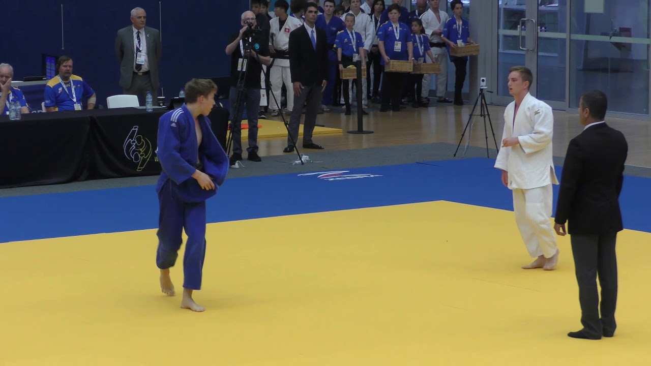 2018 Oceania Championships, Contest 1, Junior Mens u66kg, Callum Webb ...