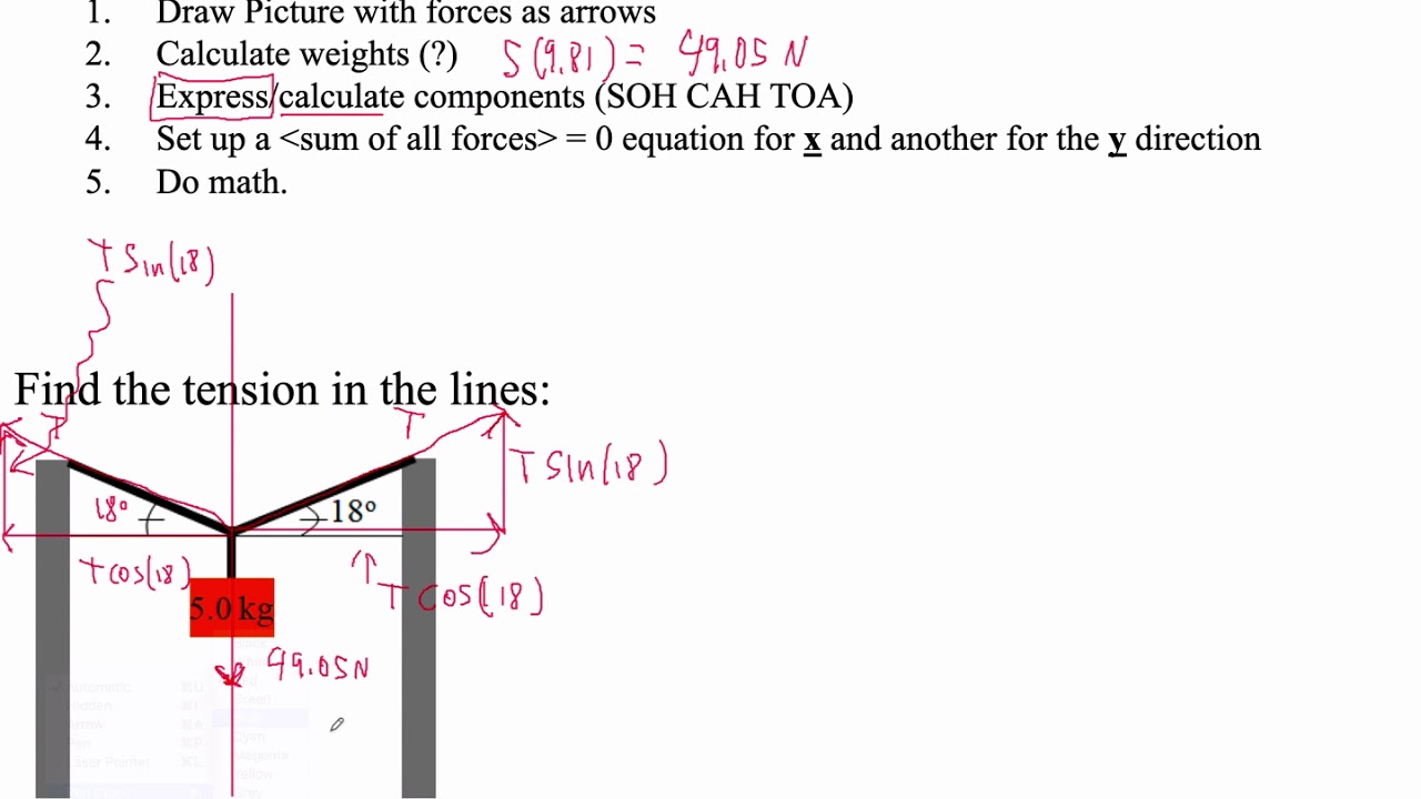 HTPIB09C Translational Equilibrium Part 1 - YouTube