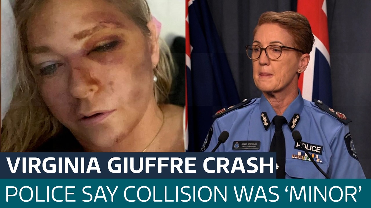 Virginia Giuffre crash: Police say collision involving Prince Andrew ...