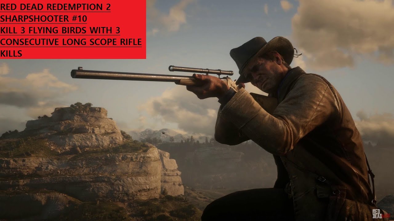 Red Dead Redemption 2 Sharpshooter#10 Kill 3 Flying Birds With 3 ...