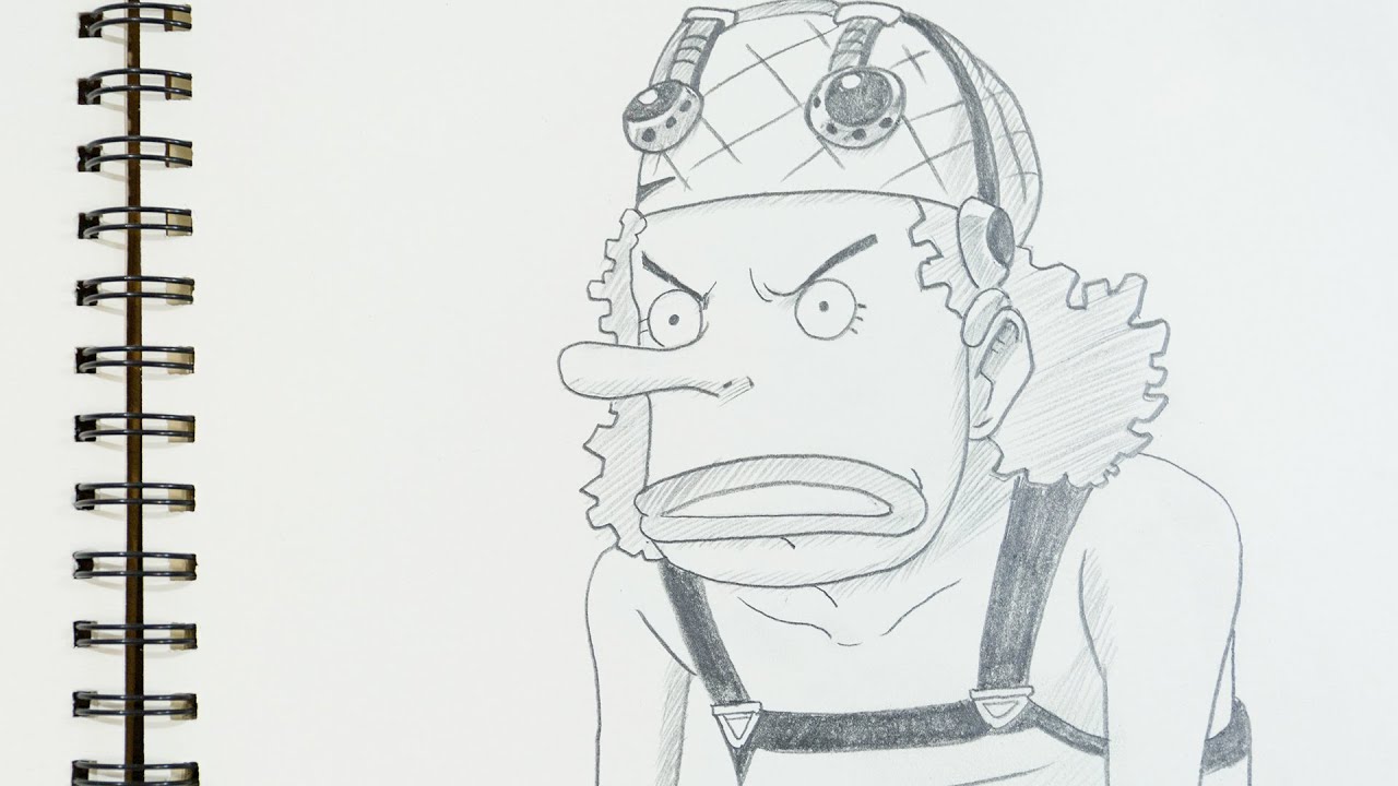 easy anime drawing | how to draw Usopp | step by step - YouTube