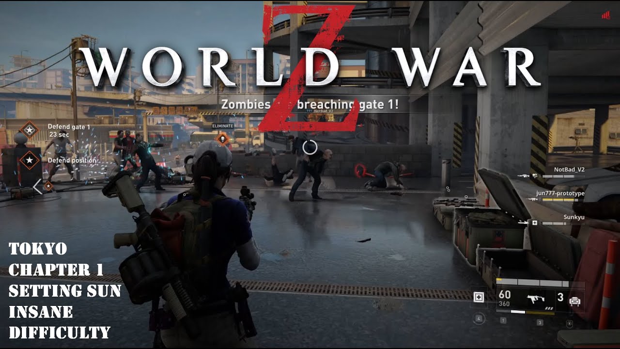 WORLD WAR Z - TOKYO CHAPTER 1 SETTING SUN- PUBLIC COOP - INSANE ...