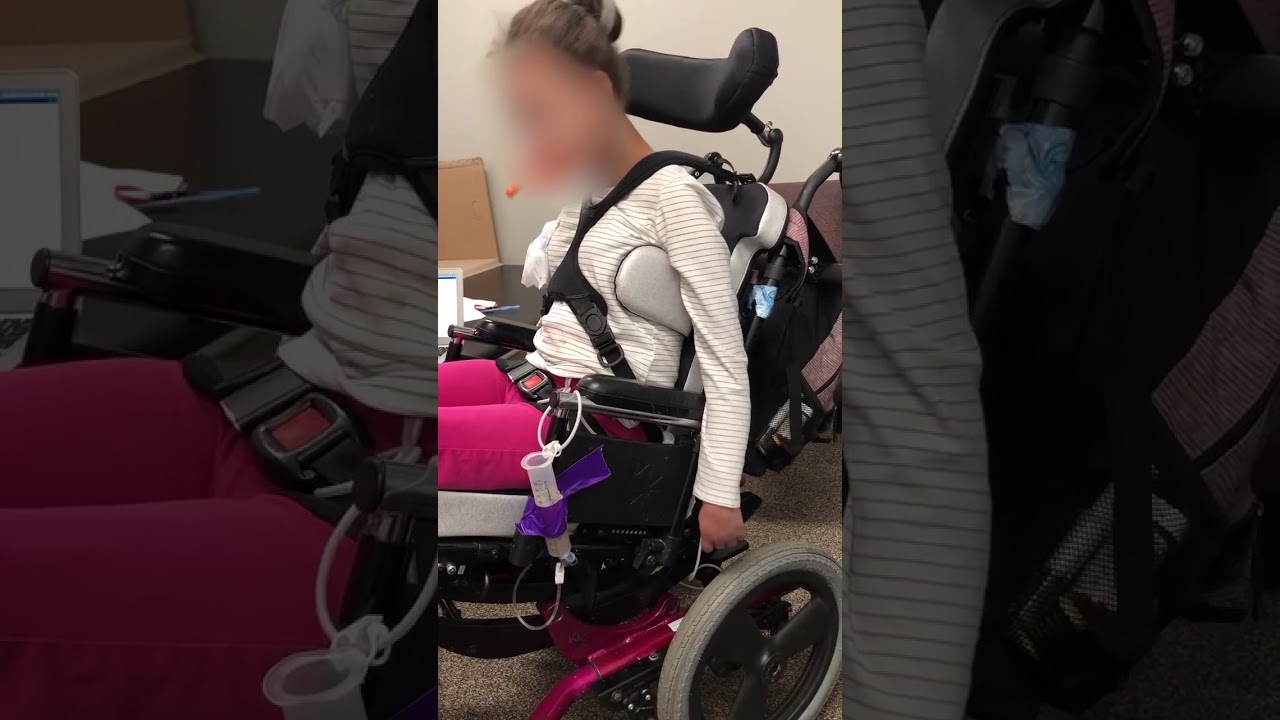 Dynamic Seating allows Rocking in a Wheelchair - YouTube