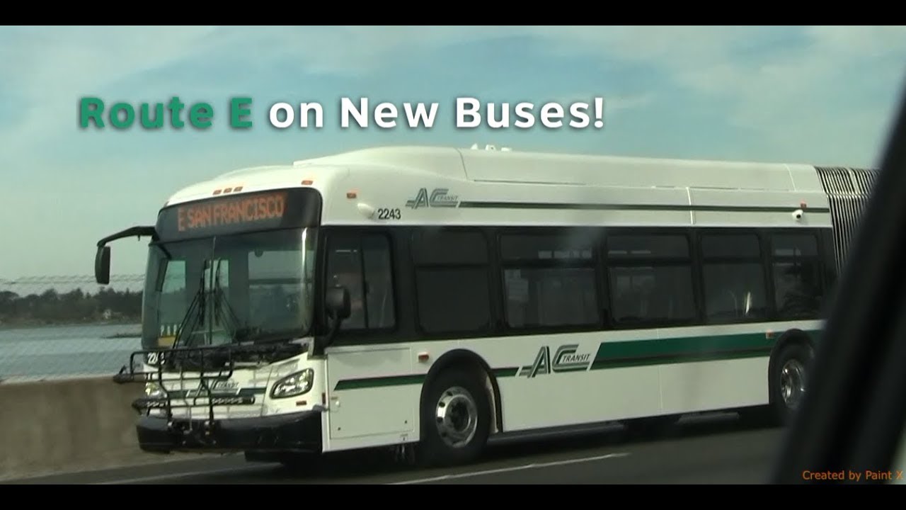 AC Transit - New Flyer XD60 Route E #2243 - YouTube