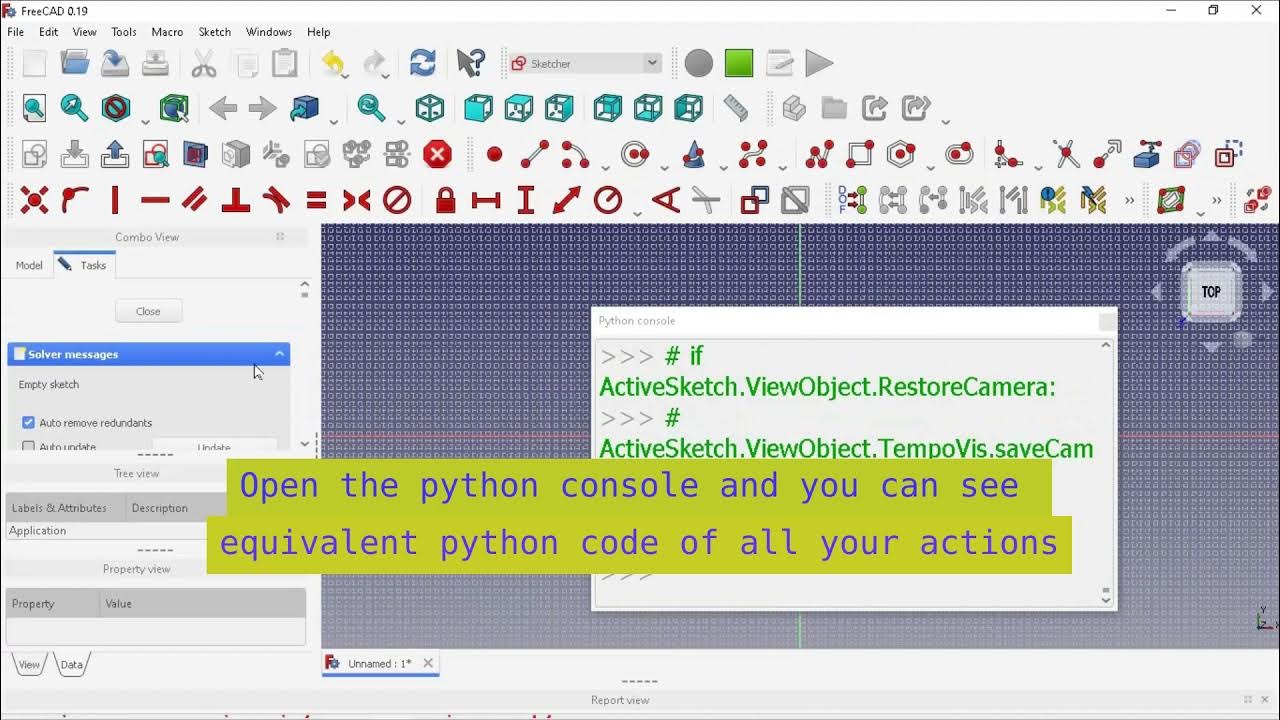 Freecad Python Scripting First Dip Youtube