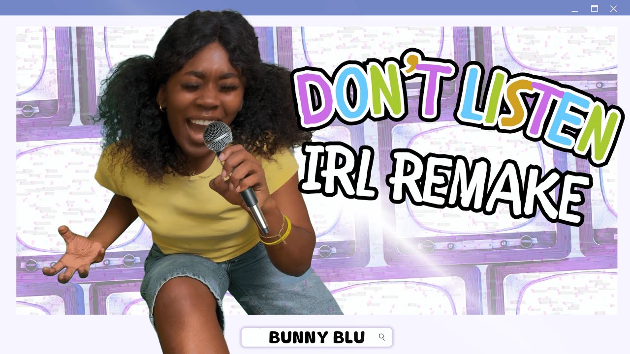 Amanda the Adventurer "DON'T LISTEN by Jake Neutron" IRL REMAKE - YouTube