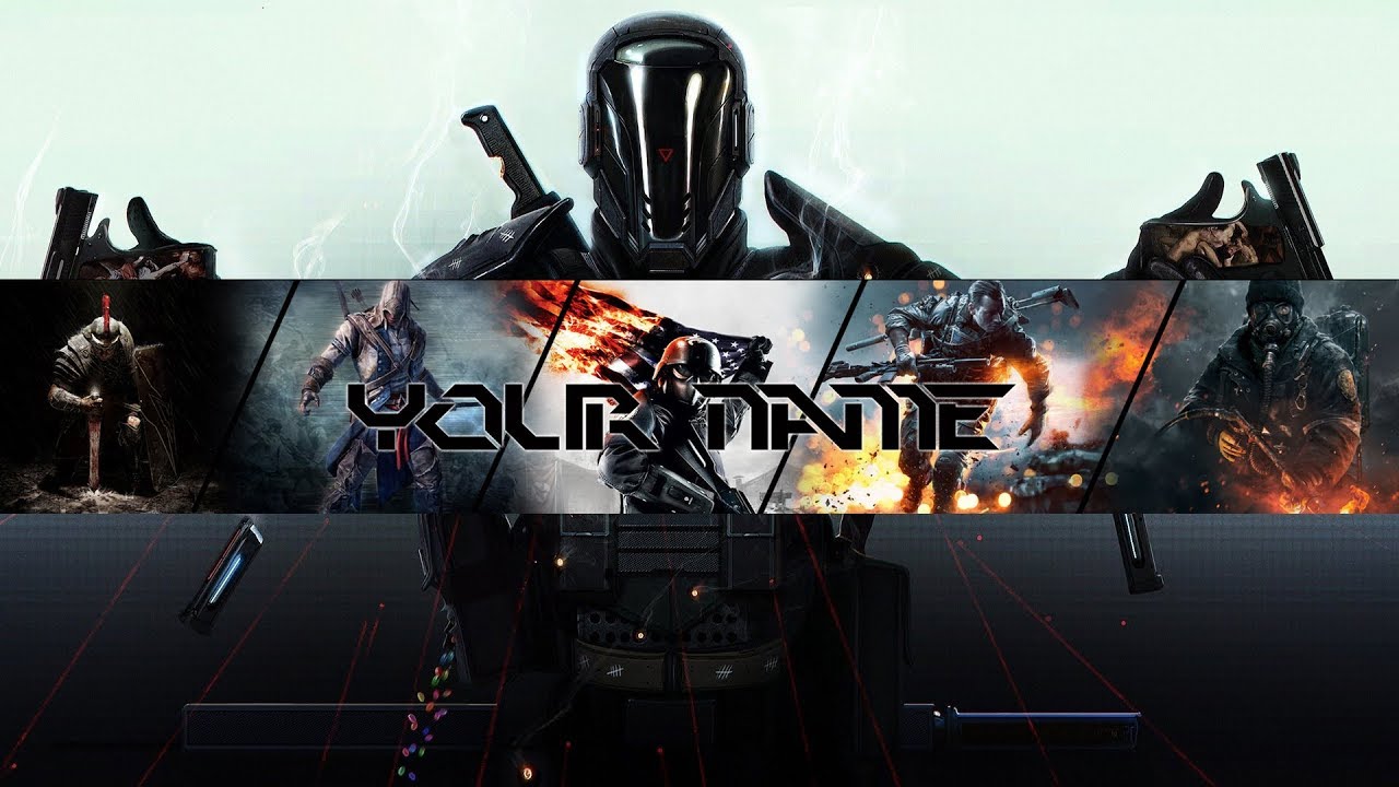 Easiest Way to Make a YouTube Gaming Banner in Photoshop! Channel ...