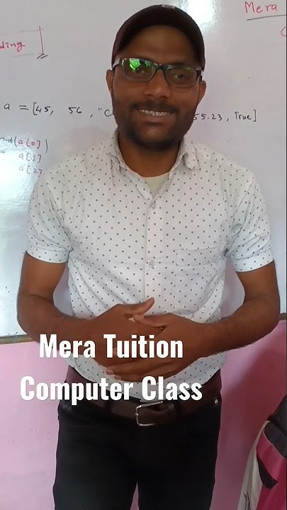 Mera Tuition | Computer Class - YouTube