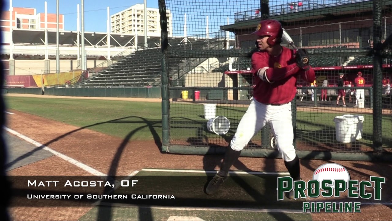 Matt Acosta Prospect Video, OF, University of Southern California - YouTube