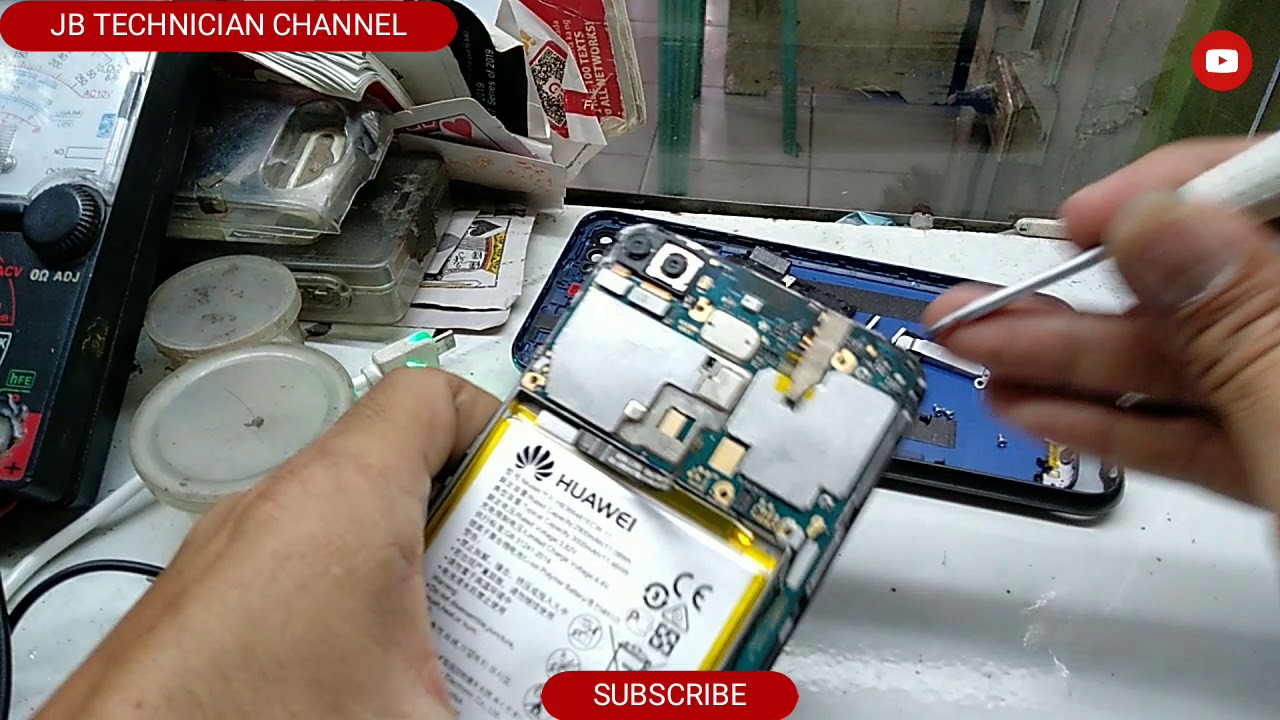 HUAWEI Y7 PRO//HOW TO FIX CHARGING PIN/ REPLACE CHARGING PORT - YouTube