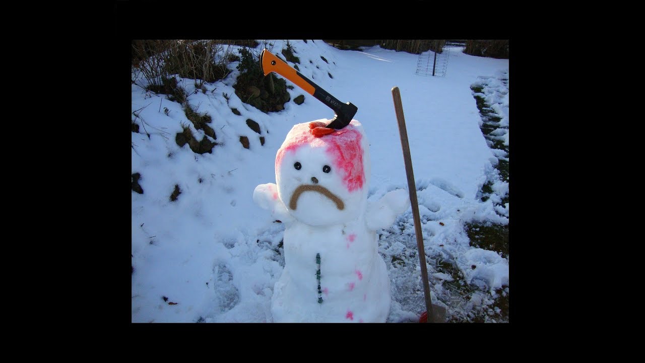 Bloody Snowman Explode ! - YouTube