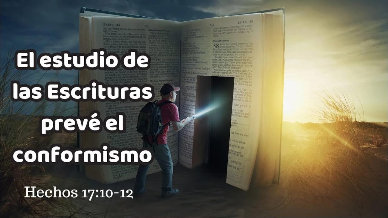 Clase bíblica El estudio de las escrituras prevé el conformismo Hno ...