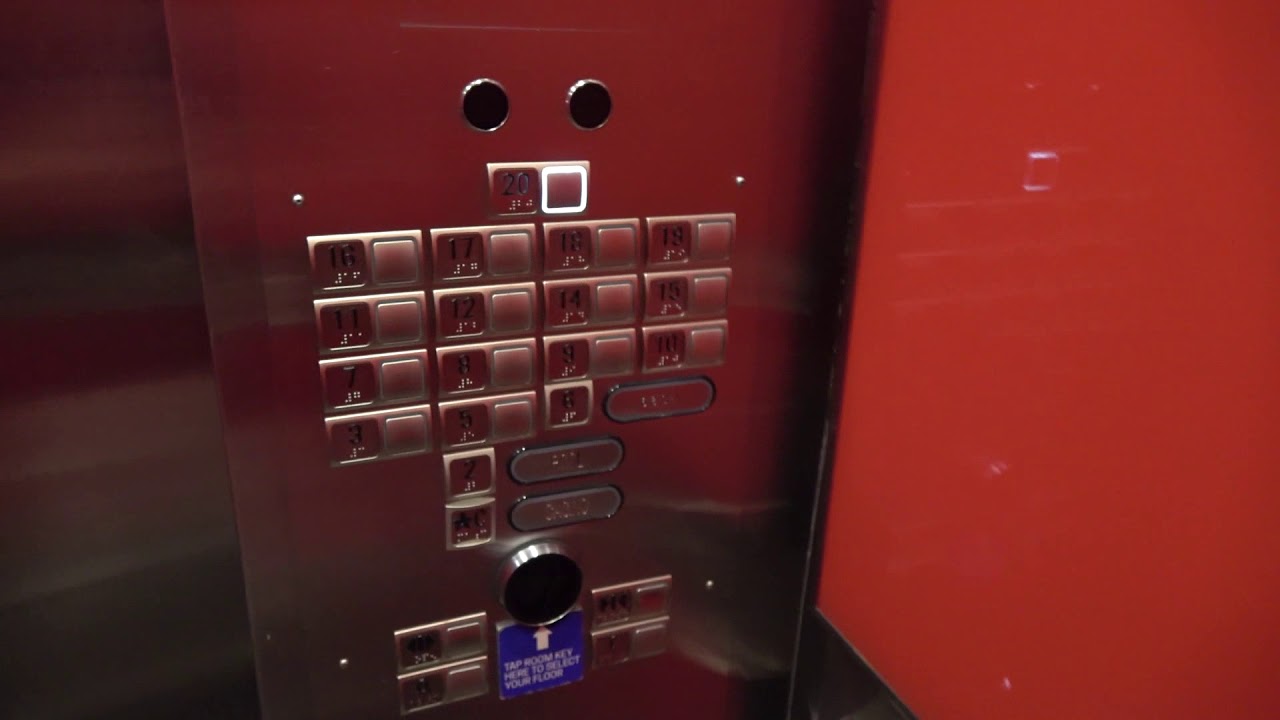 Interesting Schindler 6400 NA Traction Elevators at The LINQ Hotel & Casino in Las Vegas, NV ...