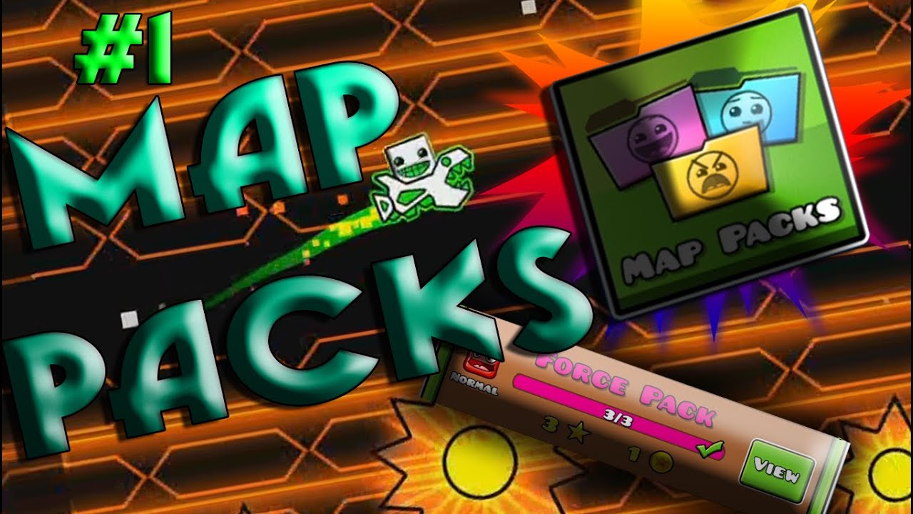 Niveles Faciles | Map Packs #1 | Geometry Dash 2.01- SkipsGamE - YouTube