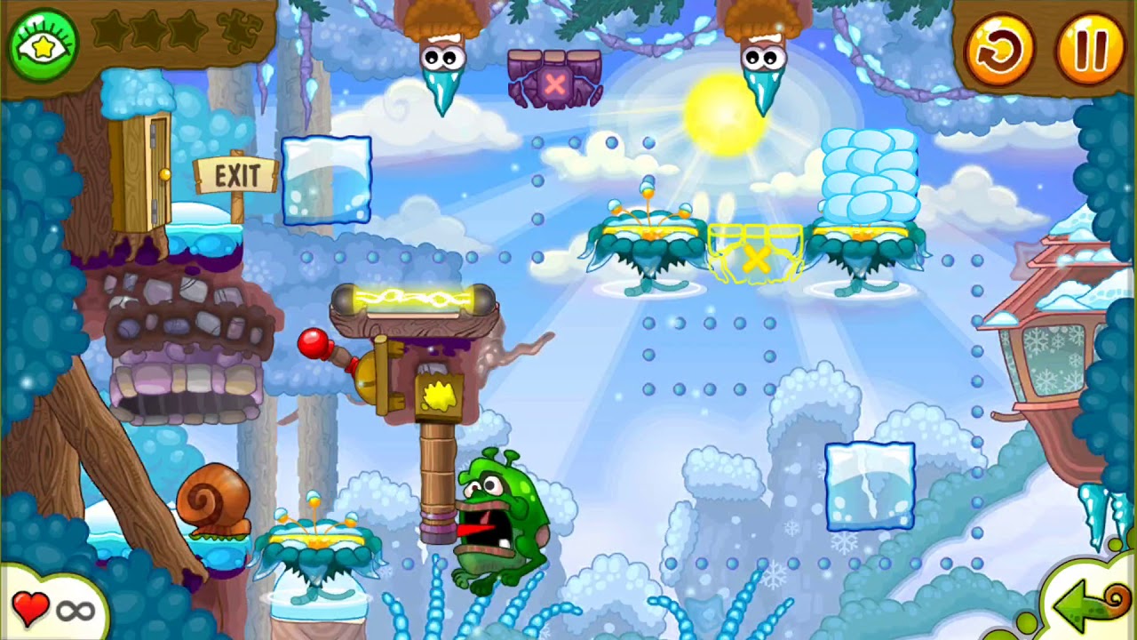 Let's Play - Snail Bob 2, Level 4-16, Winter Story - YouTube