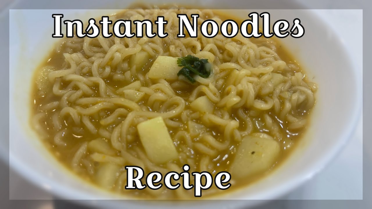 Instant Noodles Recipe - YouTube