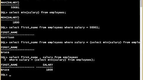 ORACLE - SQL தமிழ் - YouTube