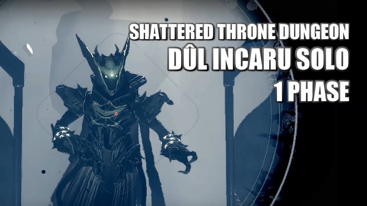 Destiny 2 Forsaken: Solo 1-Phase Dûl Incaru (Warlock) - YouTube