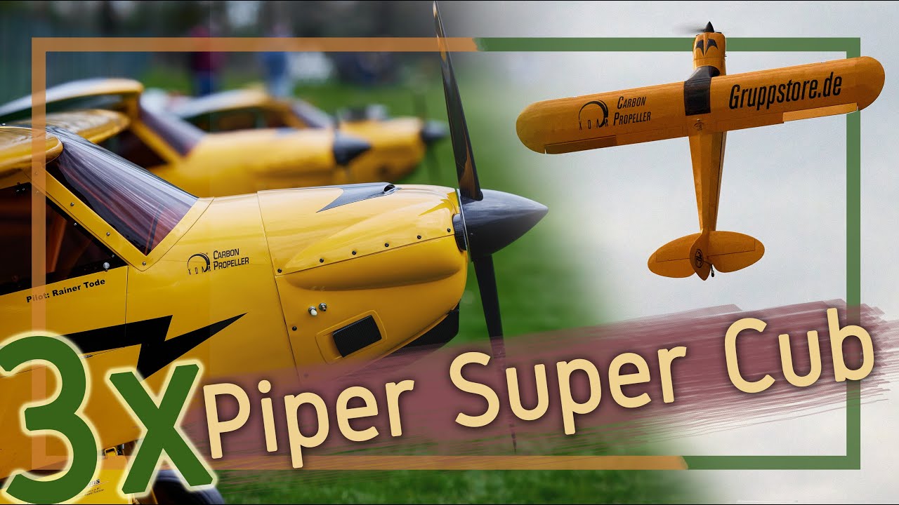 RC Aerobatics: PIPER SUPER CUB (4K) - YouTube