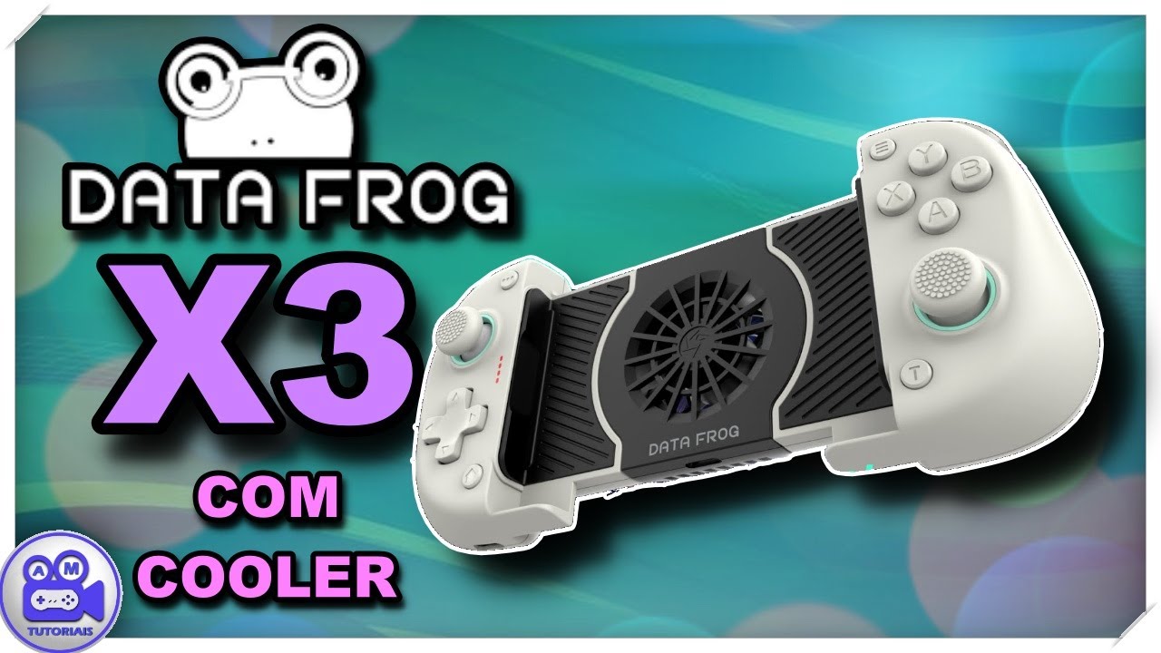DATA FROG X3 Gamepad para Celular Com Cooler | Gamepad Com Cooler ...