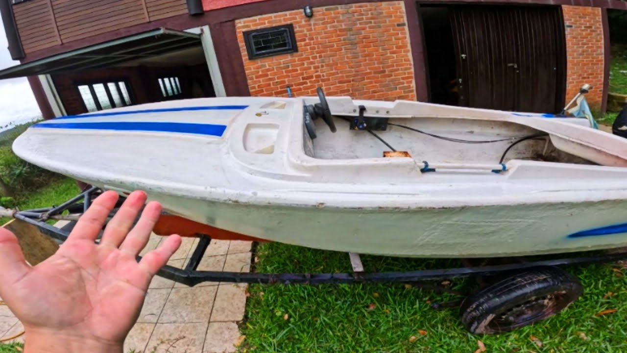 DEI UM TAPA NO VISUAL DA MINI LANCHA 🚤💨🚀 - YouTube