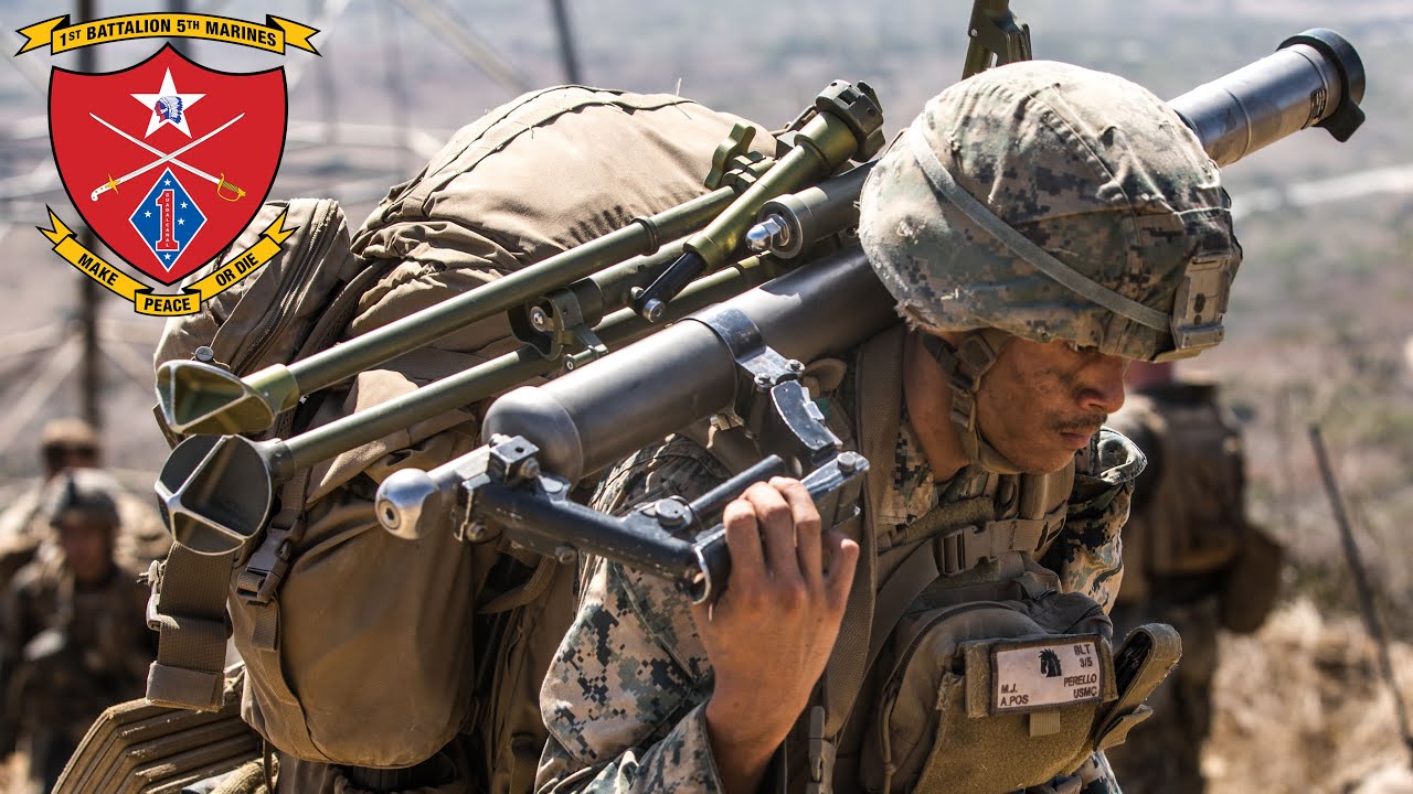 U.S. Marines 1/5 A 20-Mile Tactical March, Marine Corps Combat ...