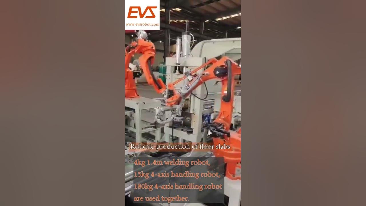 Robotic Production of Floor Slabs | Robot Welding| Robot Handling ...