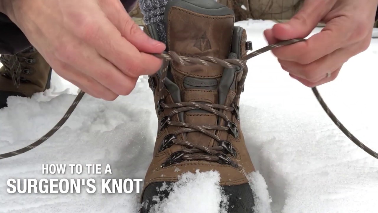 Hiking Tips: How to Tie a Surgeon's Knot - YouTube