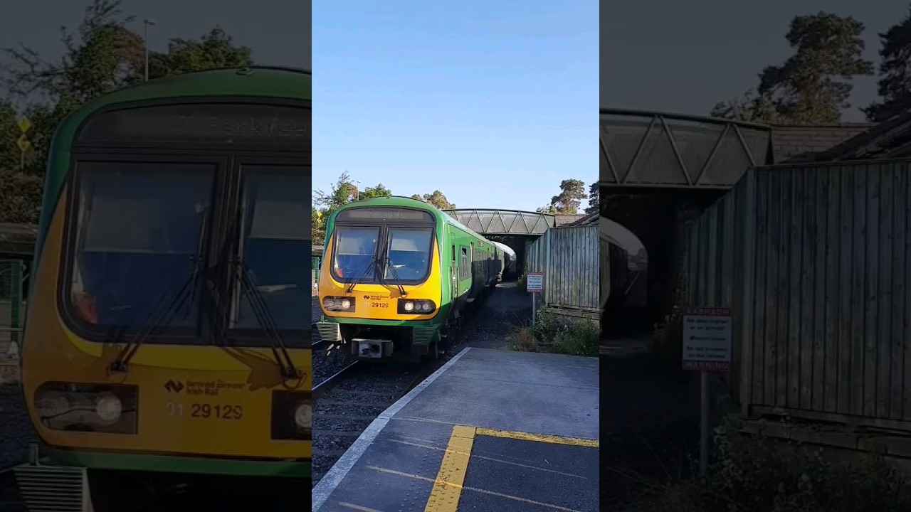 Irish rail class 29000 arriving into Dunbonye - YouTube