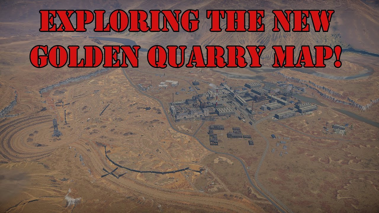 War Thunder - Exploring the New Golden Quarry Map | Apex Predators Dev ...