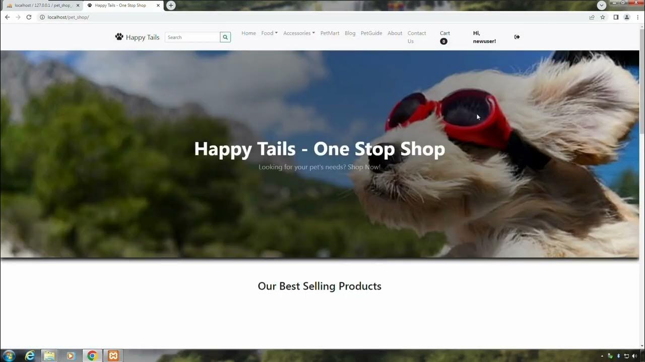 Ecommerce website PHP with source code | Pet Shop website | Admin Panel ...