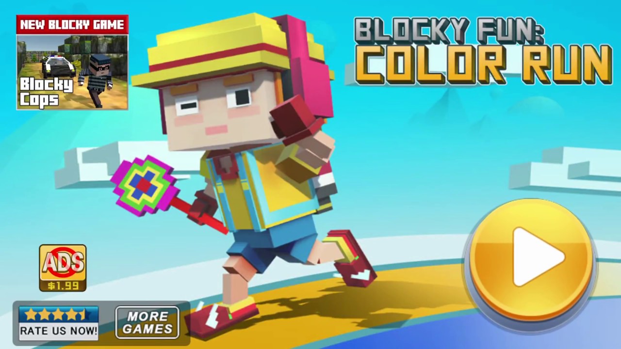 Blocky Fun: Color Run - Android Gameplay - YouTube