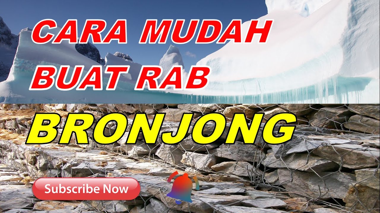 Cara Mudah Membuat RAB Bronjong - YouTube