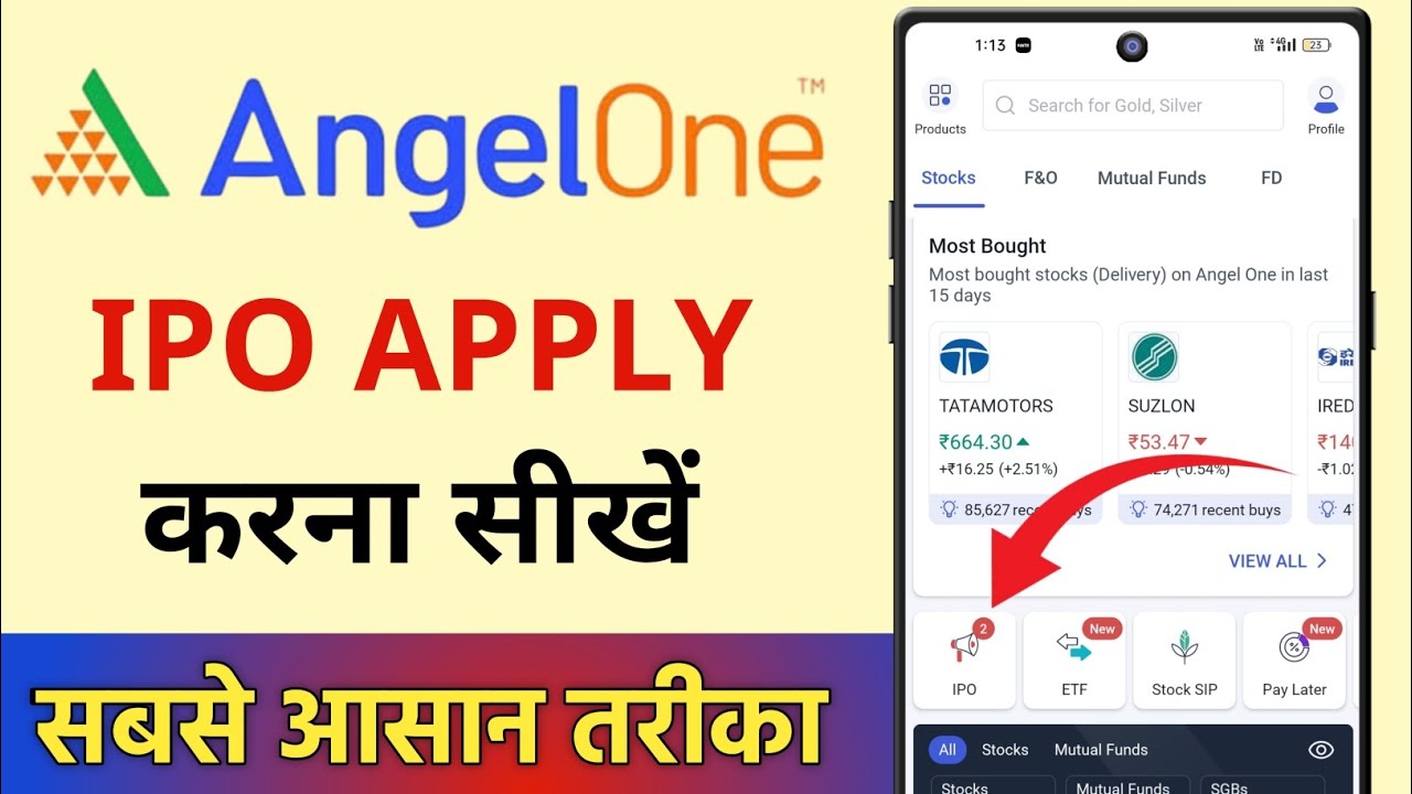 Angel One App Me IPO Apply Kaise Karen || How To Apply IPO In Angel One ...