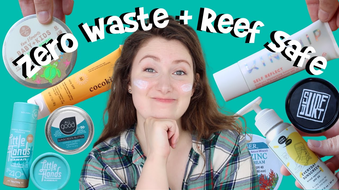 The ULTIMATE Zero Waste Sunscreen Review!! // I tried the BEST Zero ...