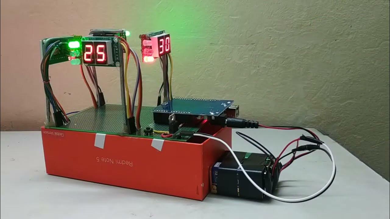 Đèn giao thông arduino uno và 74HC595 - YouTube