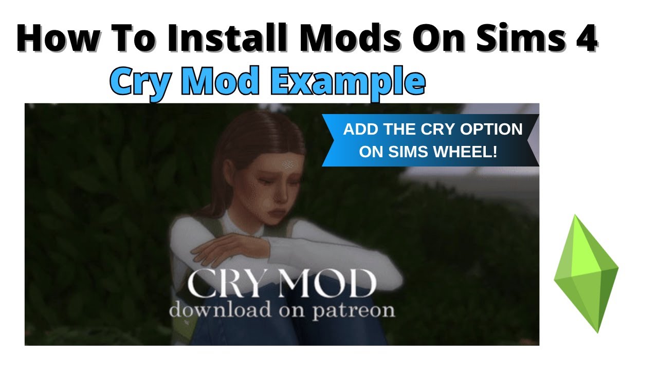 How To Install Cry Mod For Sims 4 | 2025 - YouTube