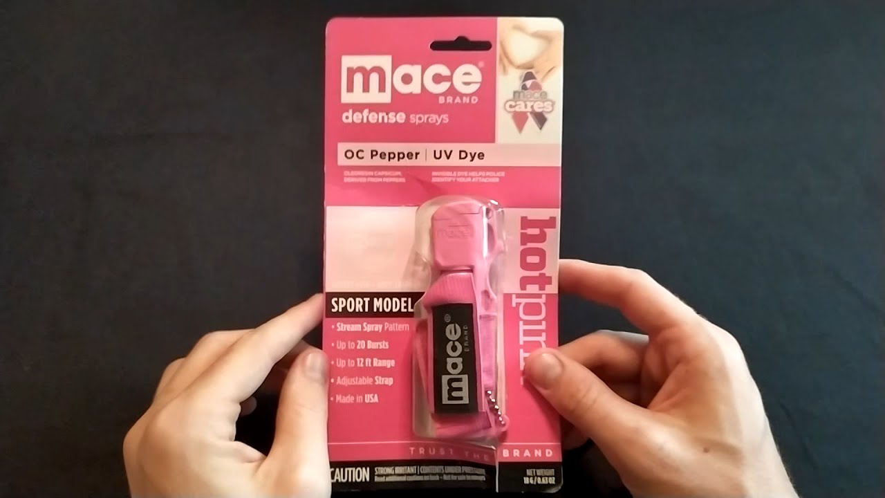 Mace Sport Model Pepper Spray - Tested and Reviewed - YouTube