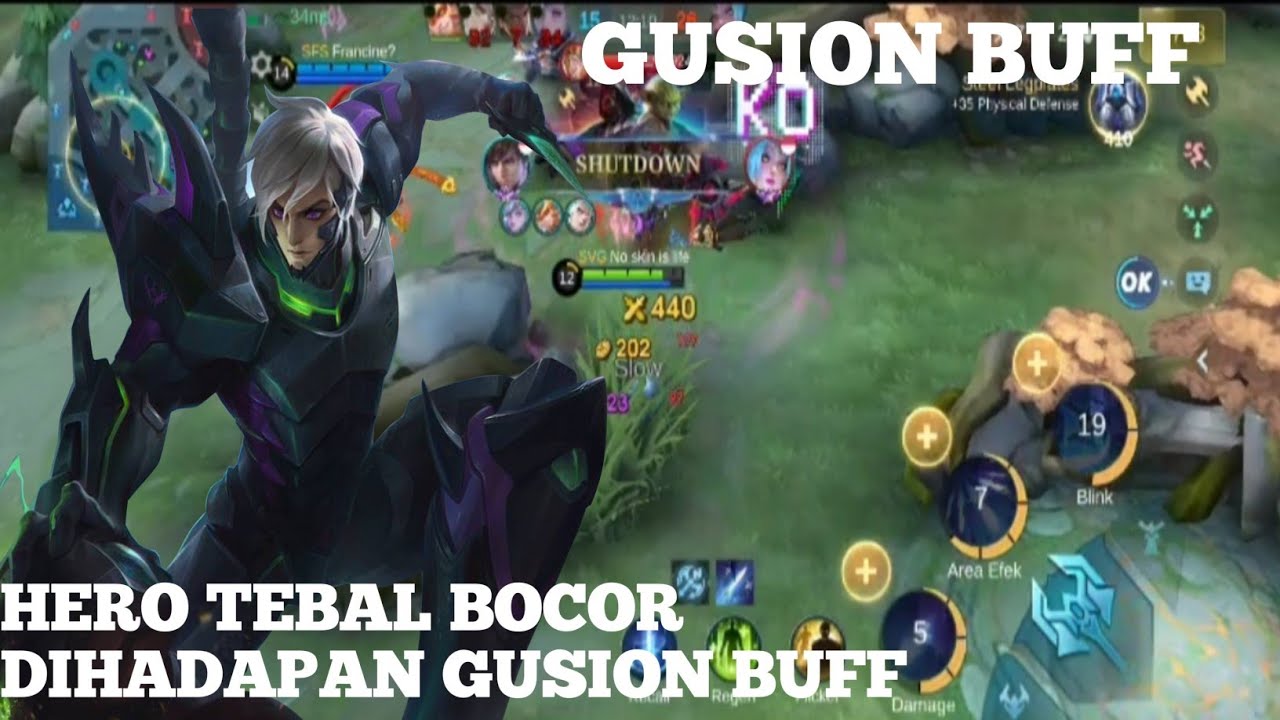 GUSION BUFF ANTI TANK | PATCH NOTE 1.8.80 ADVANCE SERVER | MOBILE ...