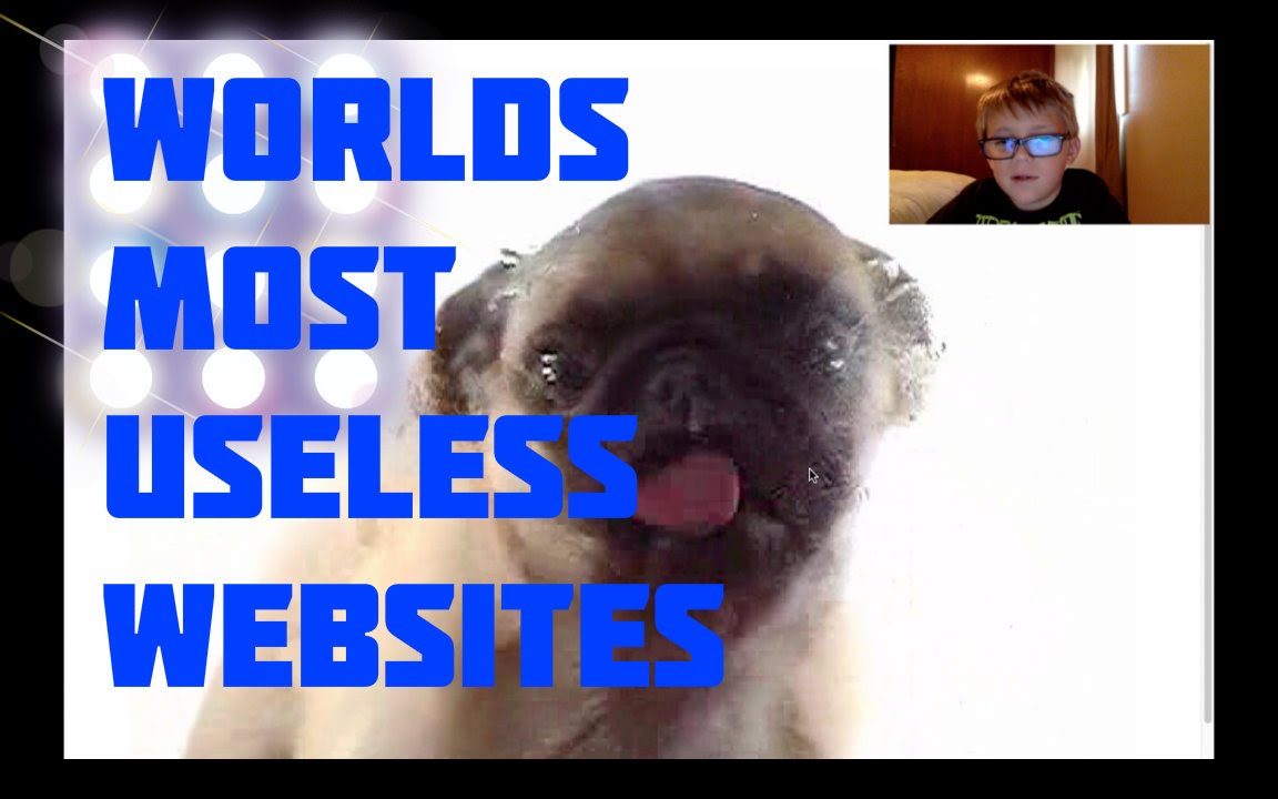 The World's Most Useless Websites | The Useless Web - YouTube