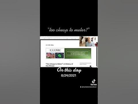 Can nuclear energy ever be "too cheap to meter?" - YouTube