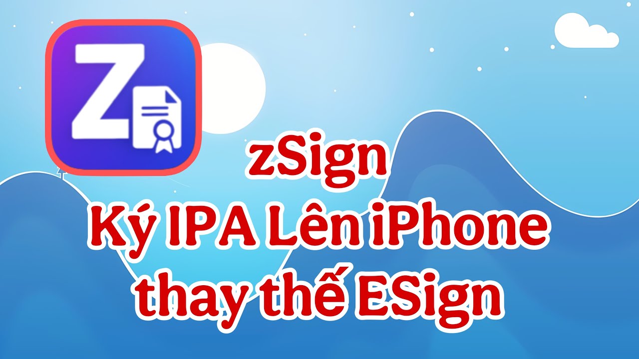 zSign - Ứng dụng ký ipa lên ios - Cài ipa lên IPhone qua zSign - YouTube
