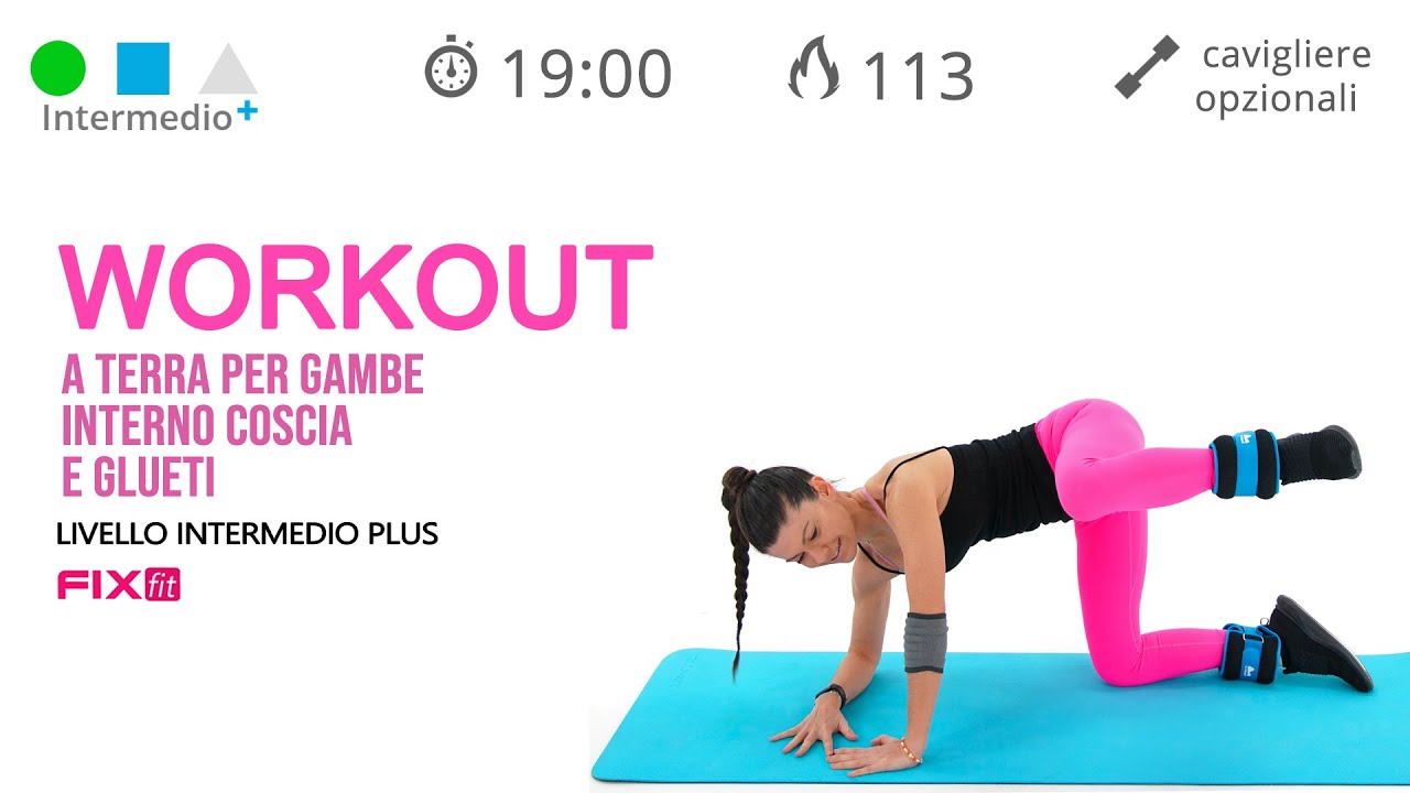Esercizi Glutei: Allenamento Glutei E Interno Coscia Con Cavigliere ...