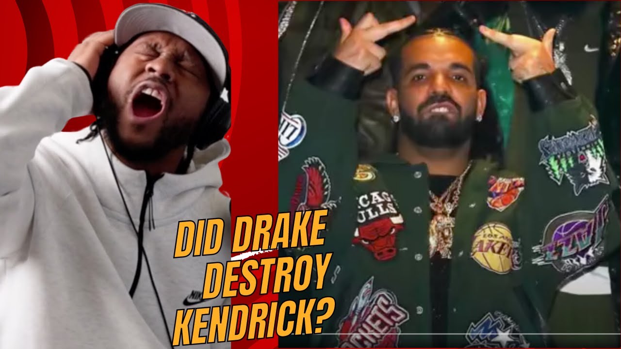 DRAKE AND KENDRICK REACTION ? (DROP AND GIVE ME 50) REACTION!!! HE ...