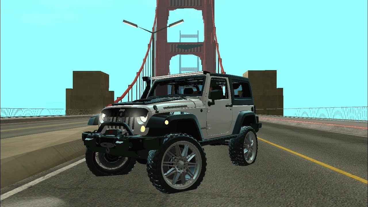 Mod Jeep Wrangler Rubicon for Gta Sa - YouTube