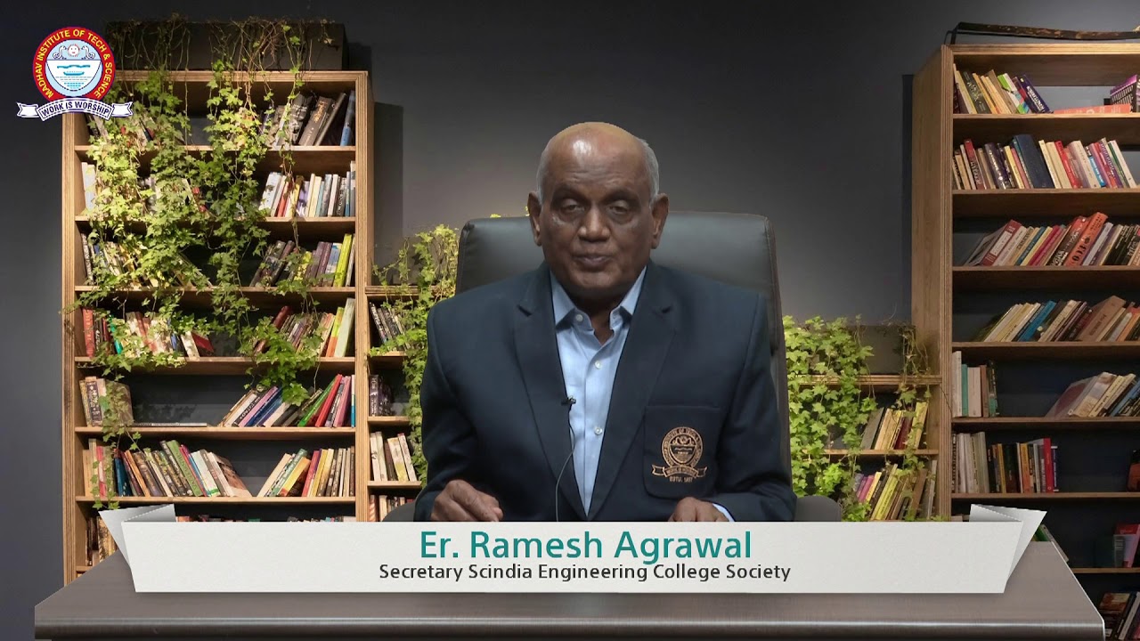 Er. Ramesh Agrawal, Secretary Scindia Engineering College Society - YouTube