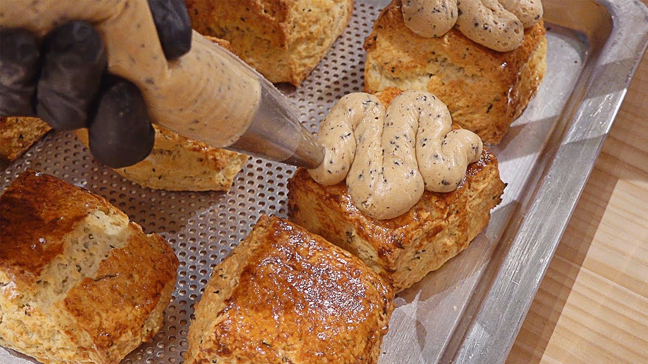 Making Various Delicious Scones, Scone Baking - Korean Street Food ...