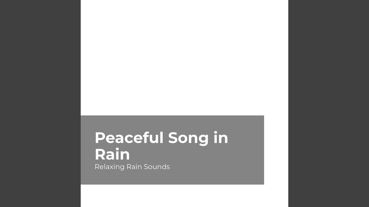 Pacifying Rain Rhythm - YouTube